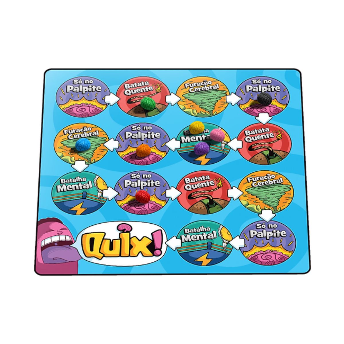 Jogo De Tabuleiro Histérico Party Game Palavras Quix! - TGM - Hiper ...