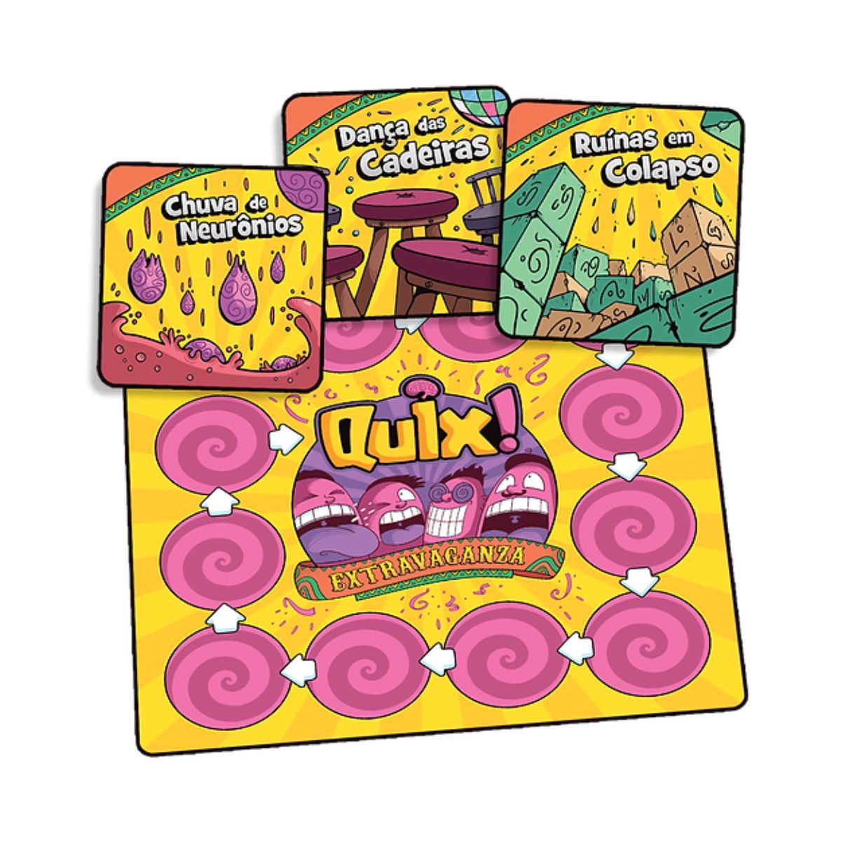 Jogo De Tabuleiro Histérico Party Game Palavras Quix! - TGM - Hiper ...