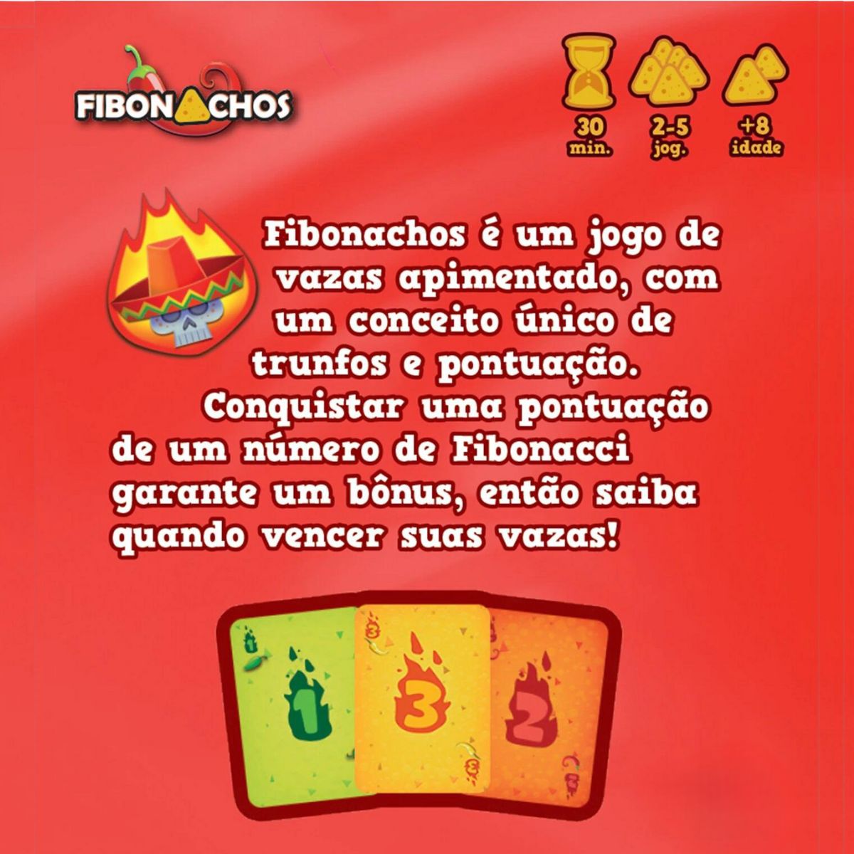 Jogo De Cartas Fibonacci Board Game Galápagos Fibonachos - Hiper Comercial