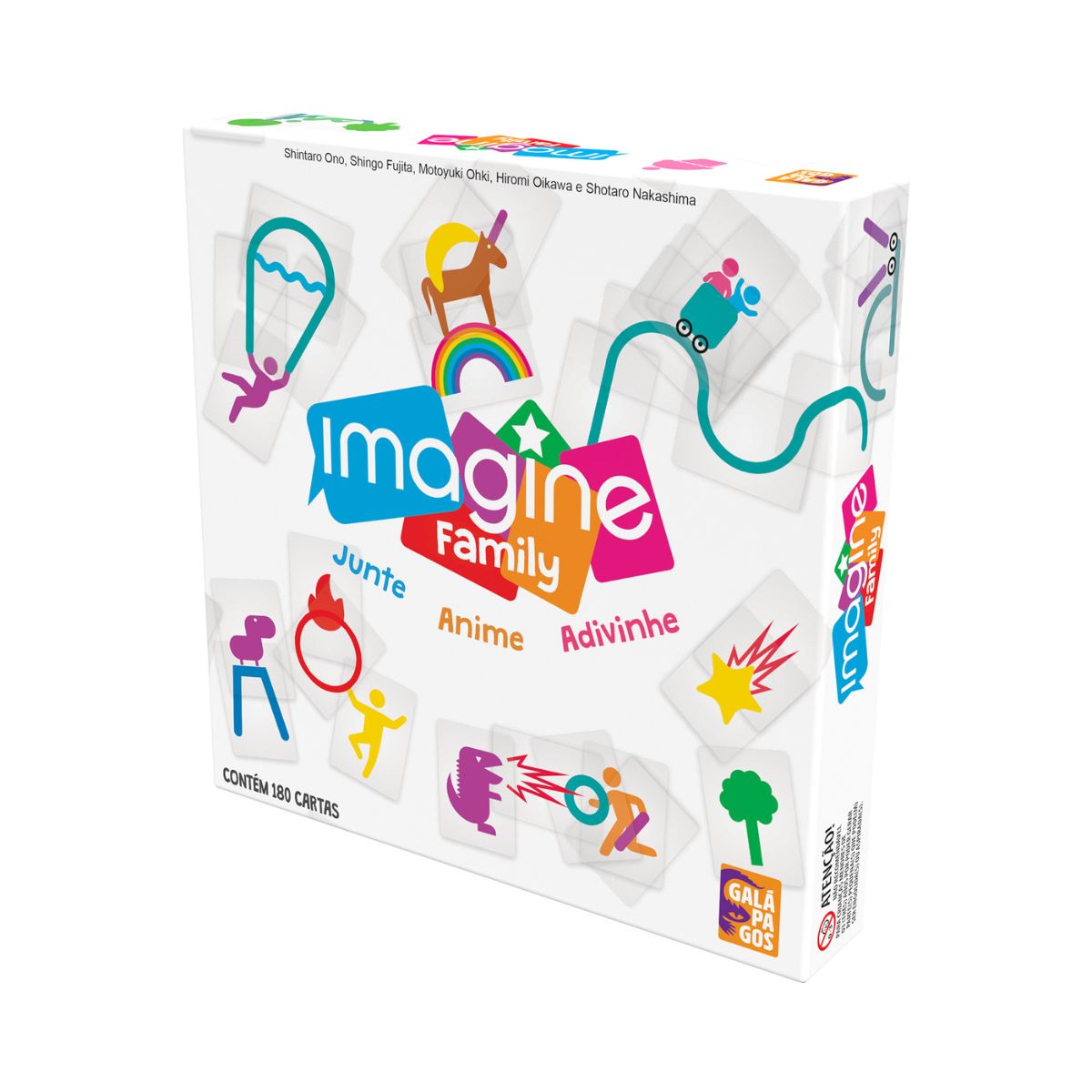 Imagine Family Jogo Tabuleiro BoardGames Família Galápagos - Hiper ...