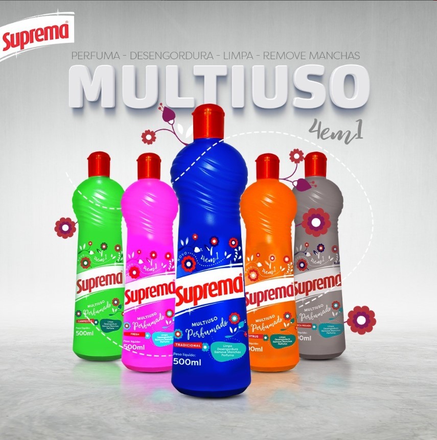 LIMPADOR MULTIUSO SUPREMA LIMPEZA PESADA 500ML - Mali Produtos de Limpeza