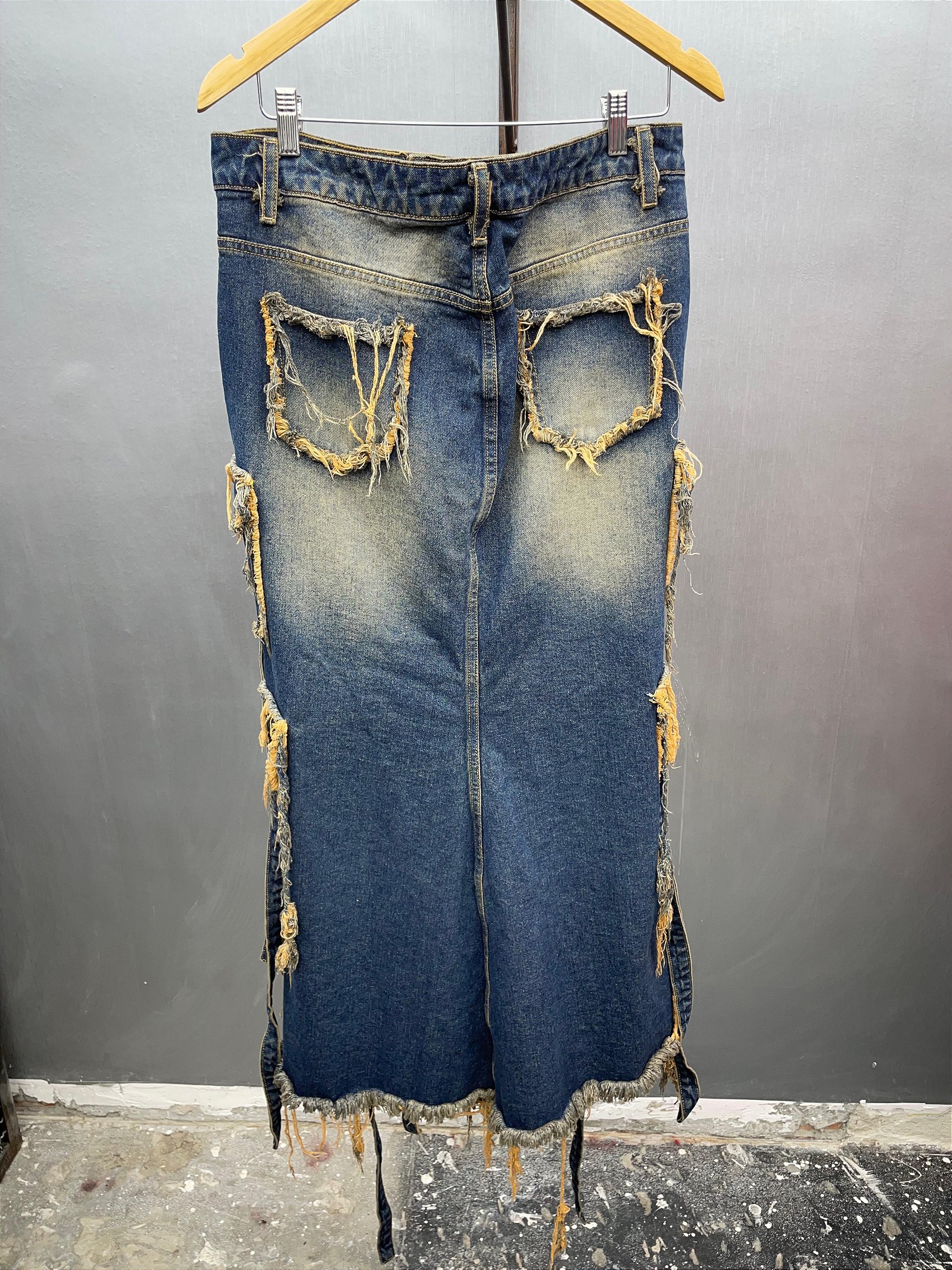 Rusty Denim Skirt - UMS 458