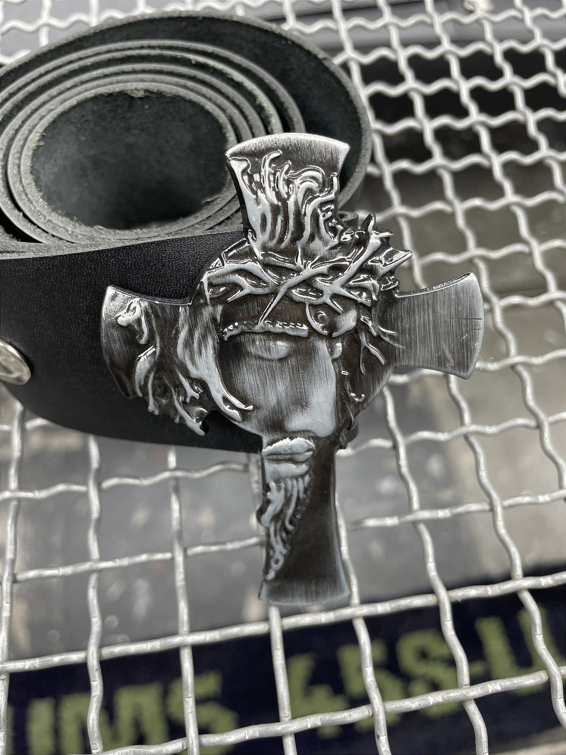 Jesus face cross belt - UMS 458