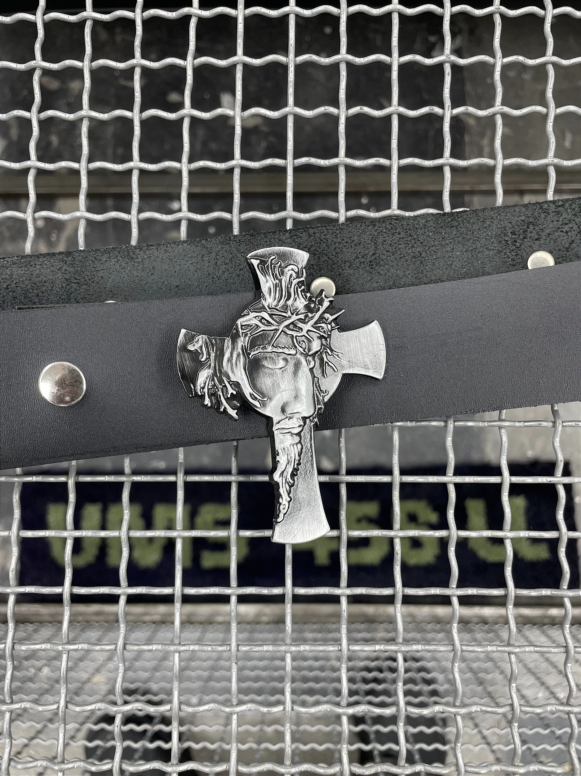 Jesus face cross belt - UMS 458