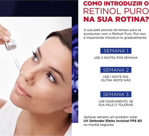 Sérum Facial Revitalift Retinol Noturno 30ml | L'Oréal Paris - Hasper ...