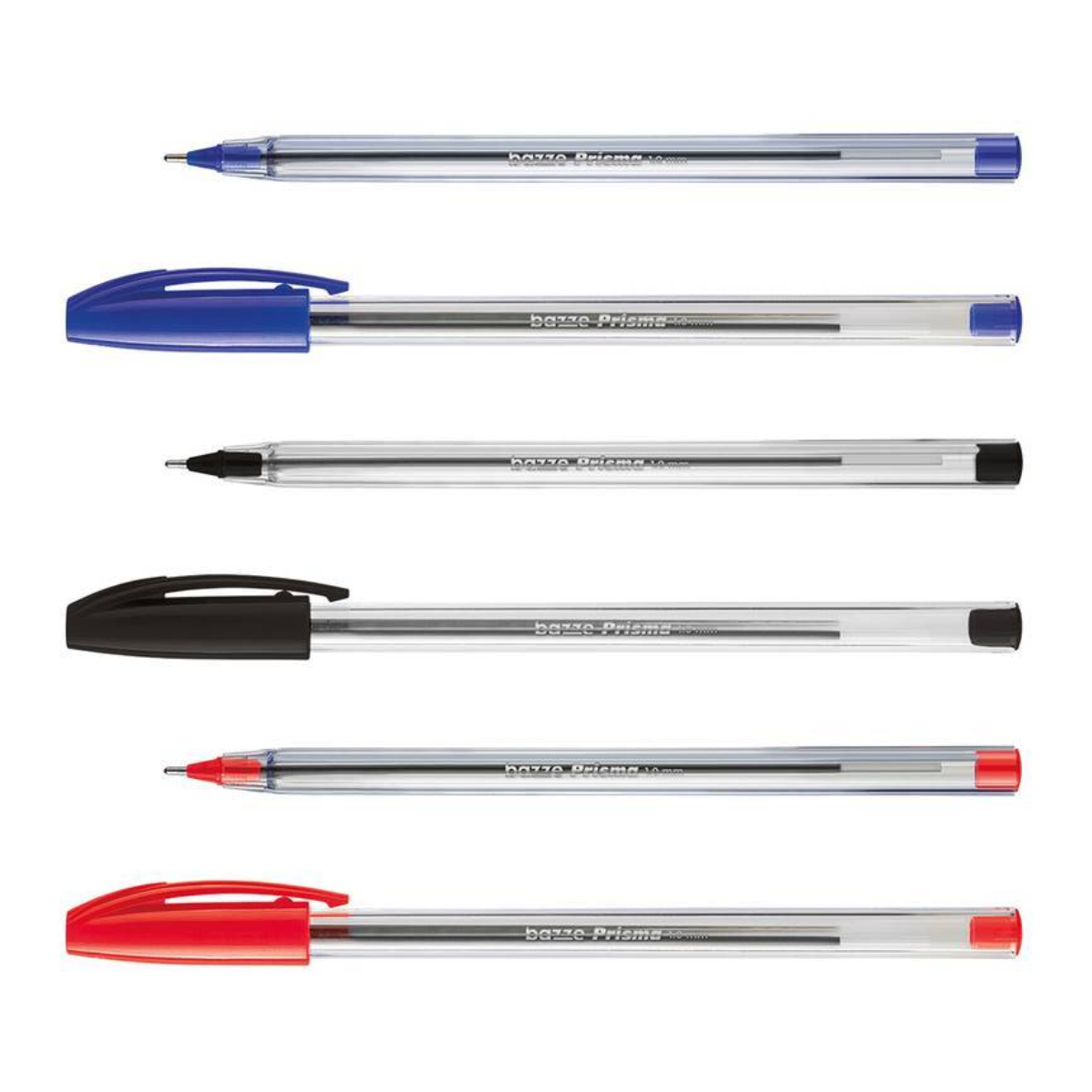 Caneta Esferográfica Prisma Bazze - 1.0mm - Cores clássicas - Blister - Mercado My Gift ...