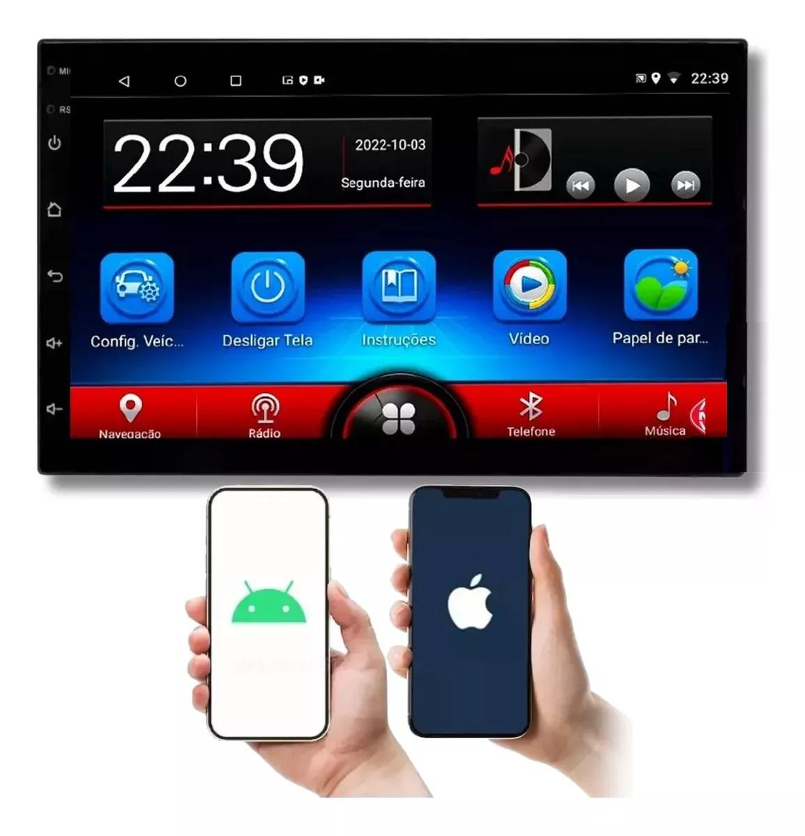 Central Multimidia Android 11 Universal 2din 7p Wifi Gps - Auto Box Equipadora