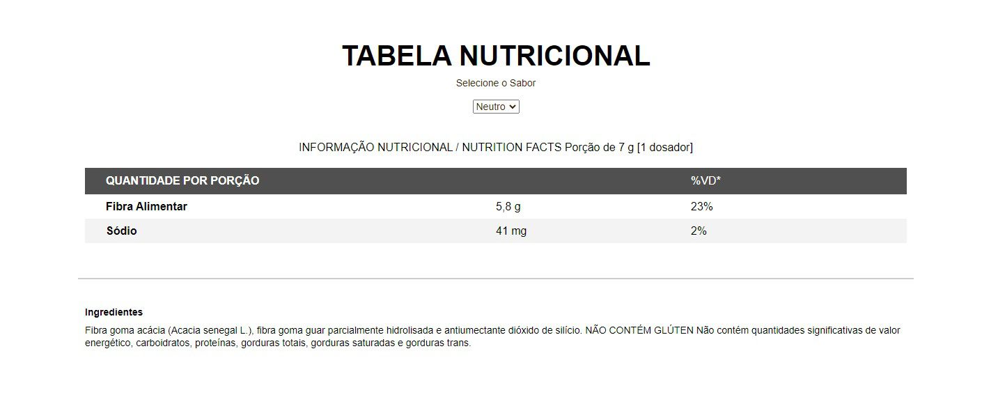 Prebiotic 210g Fibras Reguladoras - Nutrify | Macaco Suplementos ...
