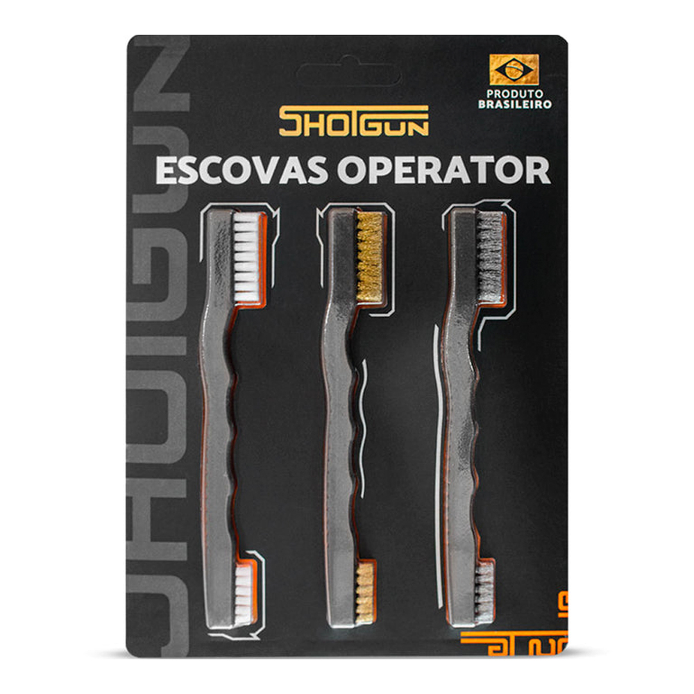 Kit de Escovas para Limpeza Shotgun Operator - Paiva