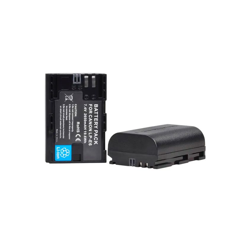 4x Bateria LP-E6 Canon R R5 R6 R7 60D 80D 6D MK II Batmax - Loja da Câmera