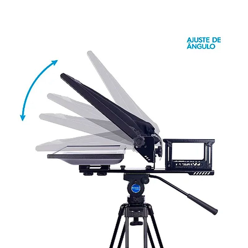 Teleprompter Profissional Led TP19' Com Monitor Da Lumipro - Loja da Câmera