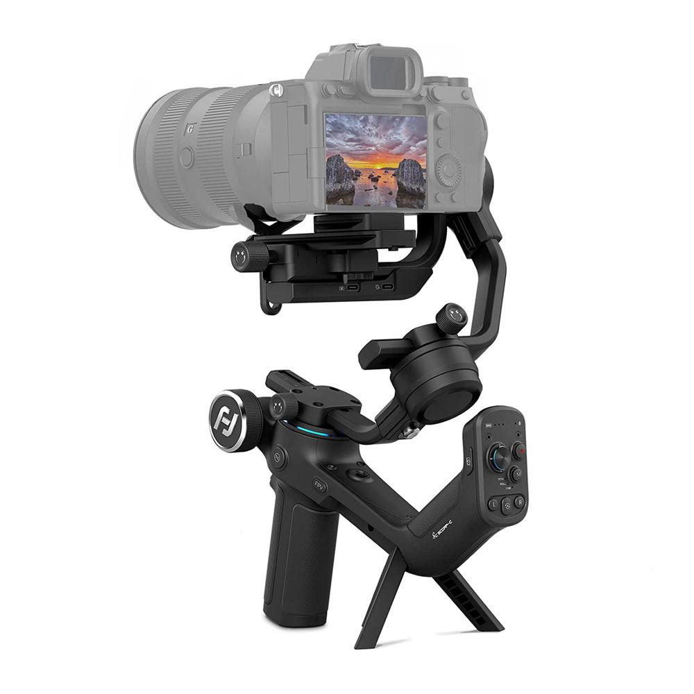 Estabilizador Gimbal FeiyuTech Scorp-C para Câmeras + Case - Loja da Câmera