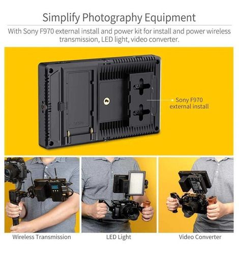 Monitor Feelworld F7 Pro 7pol Touch 3d Lut Hdmi 1920x1200 - Loja da Câmera