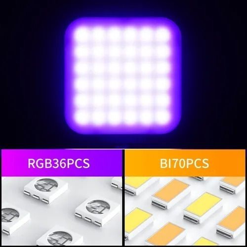 Iluminador Led Mamen D02 Double Side Rgb 4w Bi-color 2500k-9 - Loja da ...