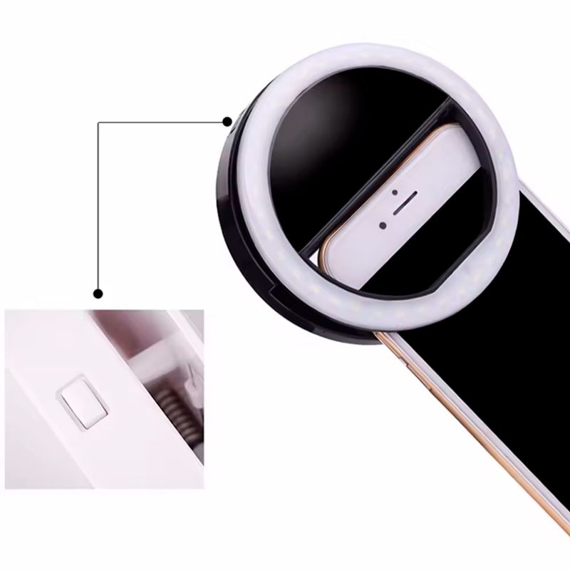 Anel Luminoso Para Celular Flash Selfie Mini Ring Light - Loja da Câmera