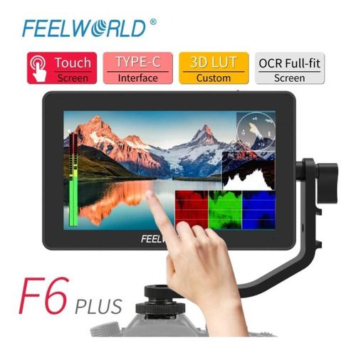 Monitor Feelworld F6 Plus 5.5 4k Touch 3d Lut Pronta Entrega - Loja da ...