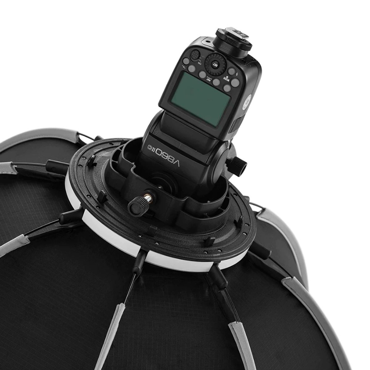 Softbox Octabox Triopo Flash Speedlight 65cm + Tripé 2,40m - Loja da Câmera