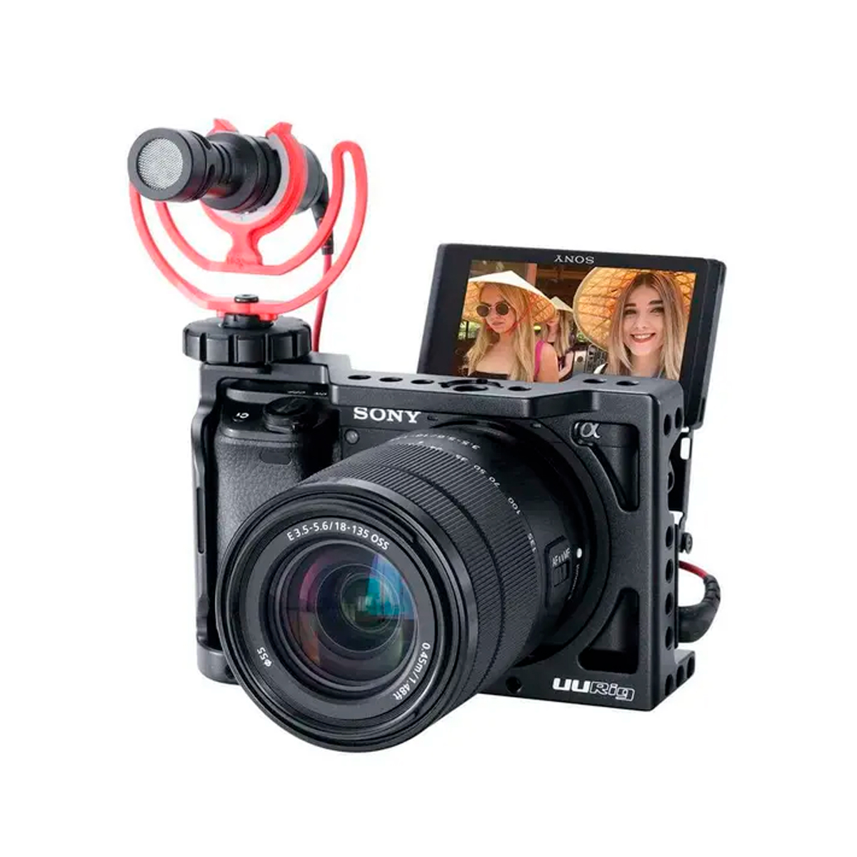 Cage Gaiola Para Câmera Sony A6400 A6300 Urig - Loja da Câmera