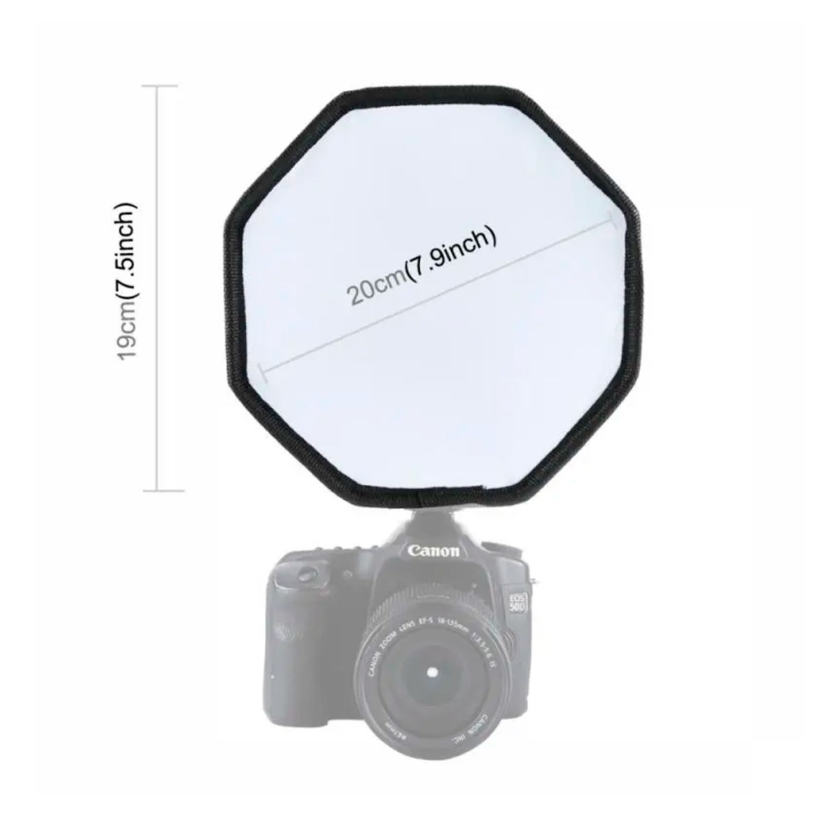 Softbox Octabox 20cm para Flash SpeedLight Universal + Bolsa - Loja da ...