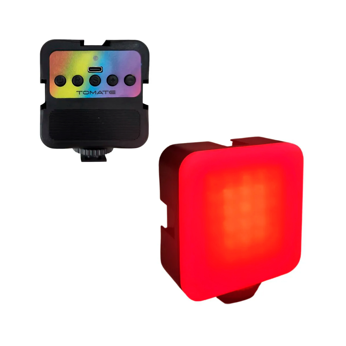 Iluminador Painel de Led RGB Portátil Tomate 7w - MLG106 - Loja da Câmera