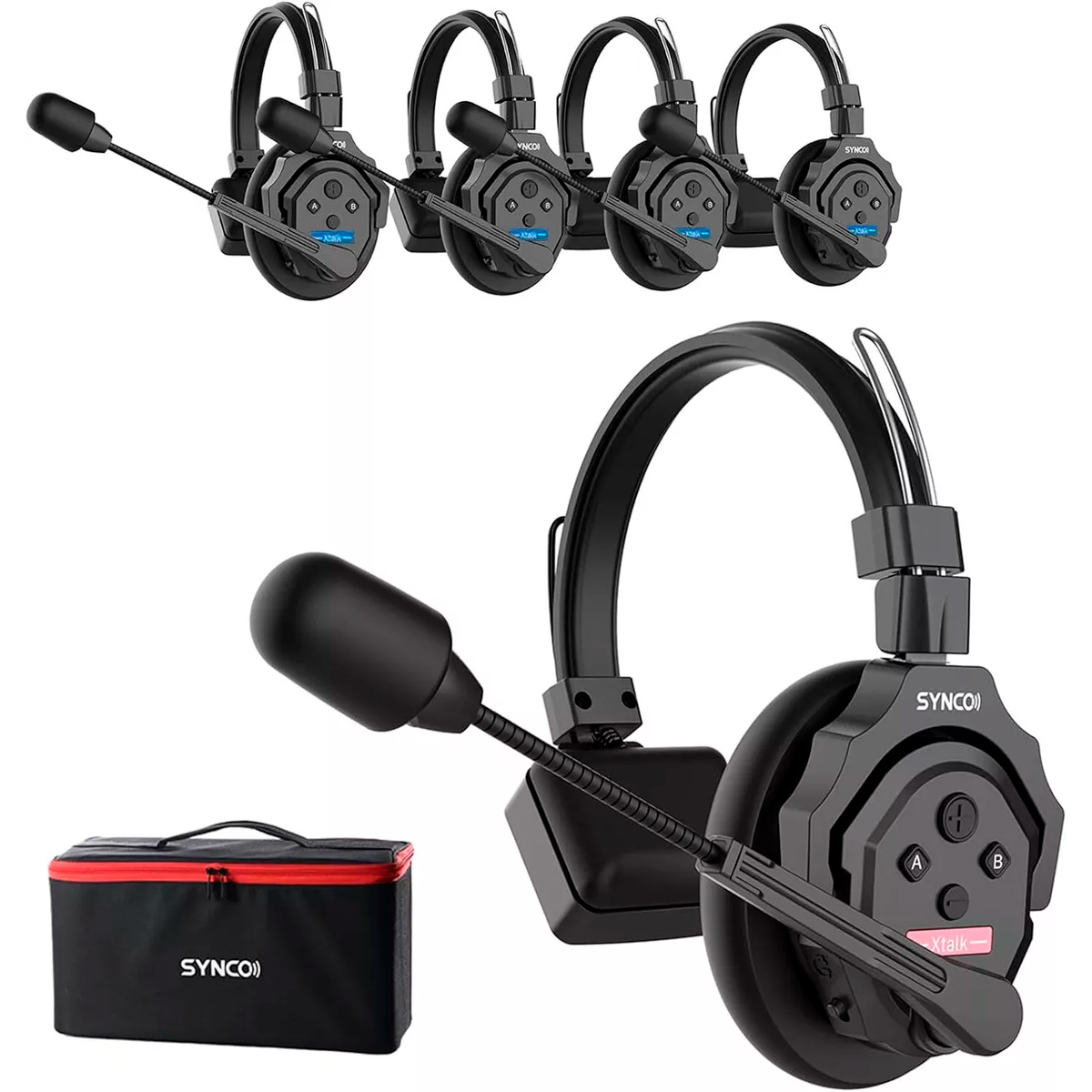 Intercomunicador Profissional Synco Xtalk-X5 Sem Fio - Loja da Câmera