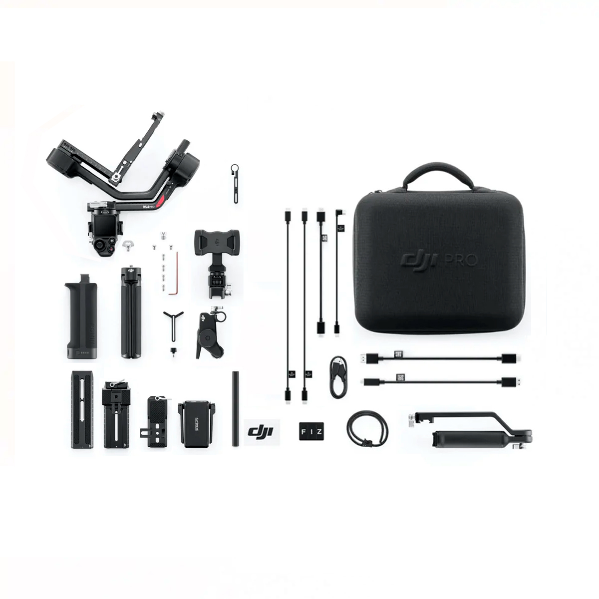 Estabilizador Gimbal Dji Rs4 Pro Combo Para Câmera - 4,5kg - Loja da Câmera