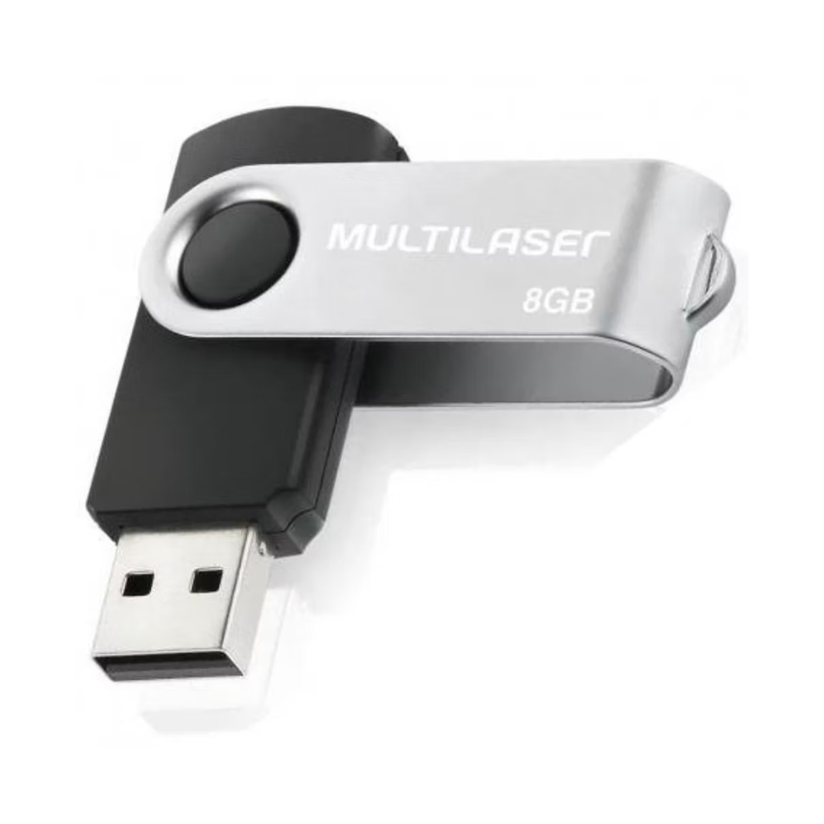 Pendrive Básico Twist Multilaser Preto Capacidade 8GB - Loja da Câmera