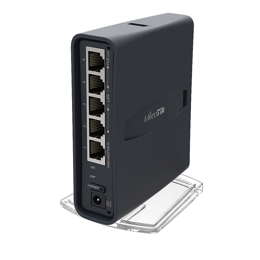 Roteador Routerboard hAP ac lite Tower RB952UI-5AC2ND-TC Mikrotik ...