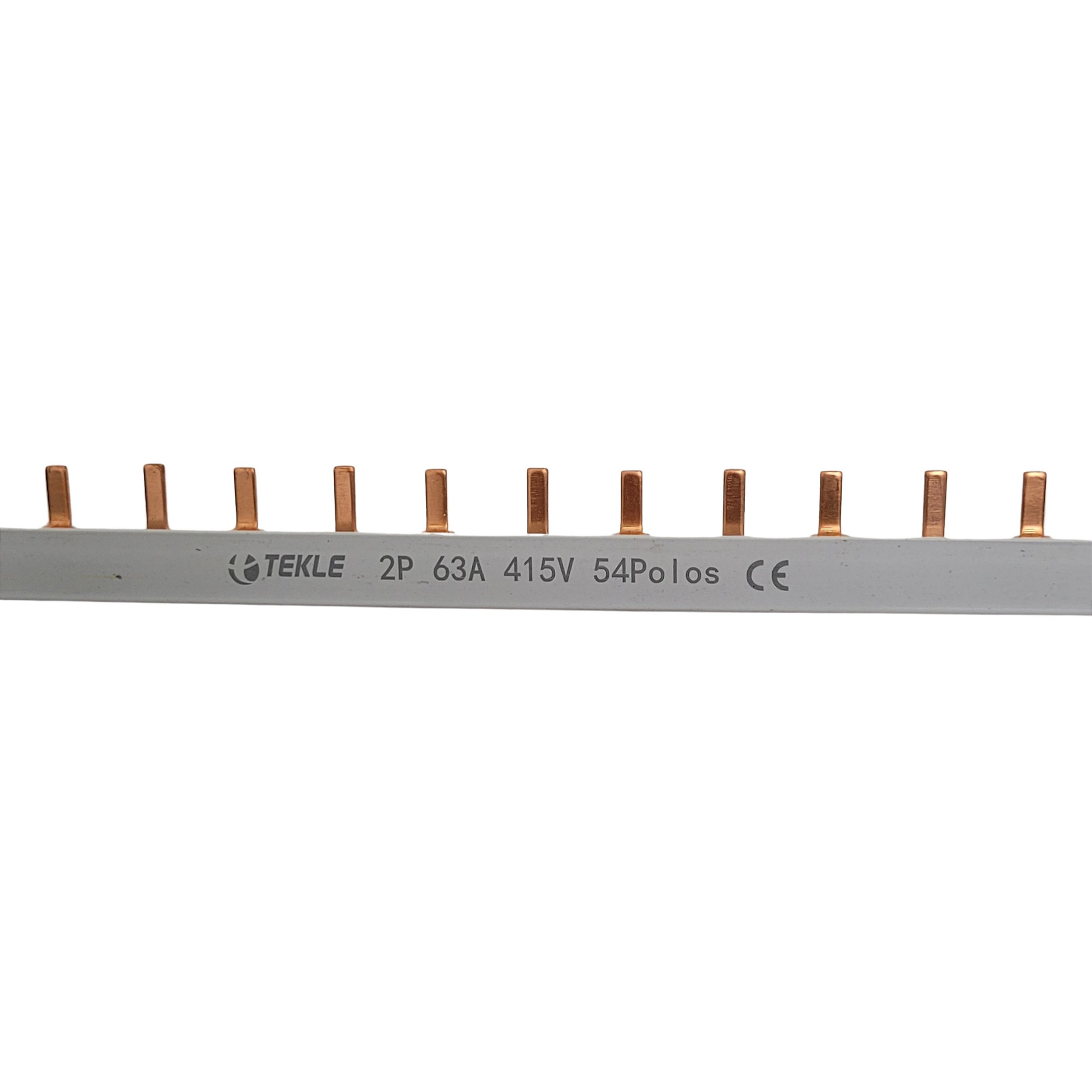 BARRAMENTO PENTE BIPOLAR - 63A 54POLOS 1MT - PROTEÇÃOBS