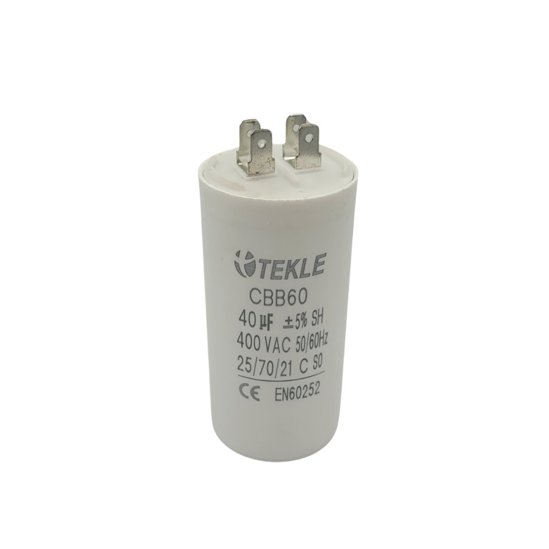 CAPACITOR PERMANENTE C/TERMINAL 40,0 UF 380/400V - PROTEÇÃOBS