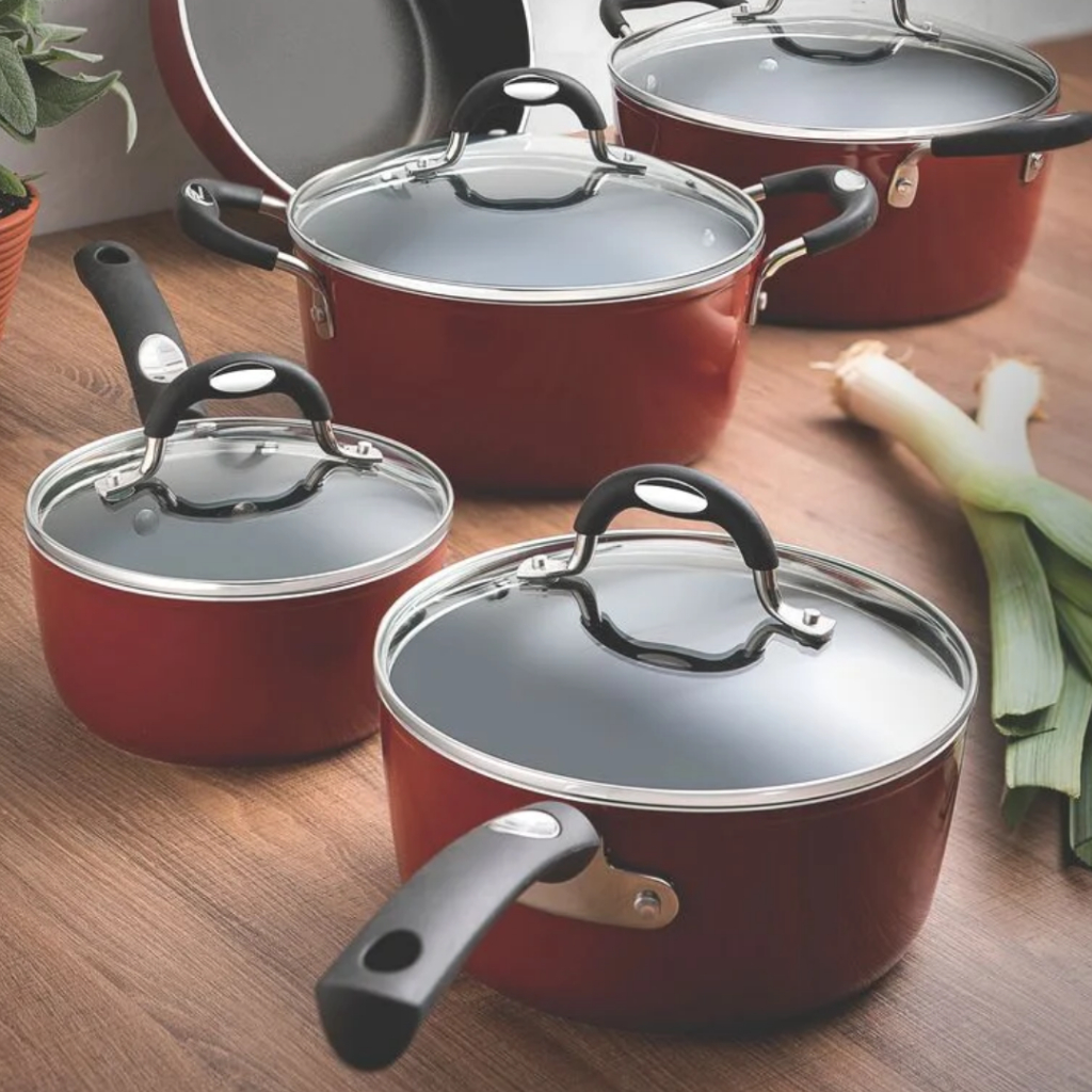 Jogo de Panelas Tramontina 5 Peças Mônaco Starflon Premium Alumínio ...