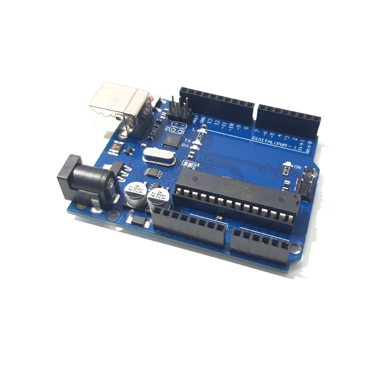 Arduino UNO R3 16U2 DIP + Cabo USB com CHIPS ORIGINAIS - Makkers