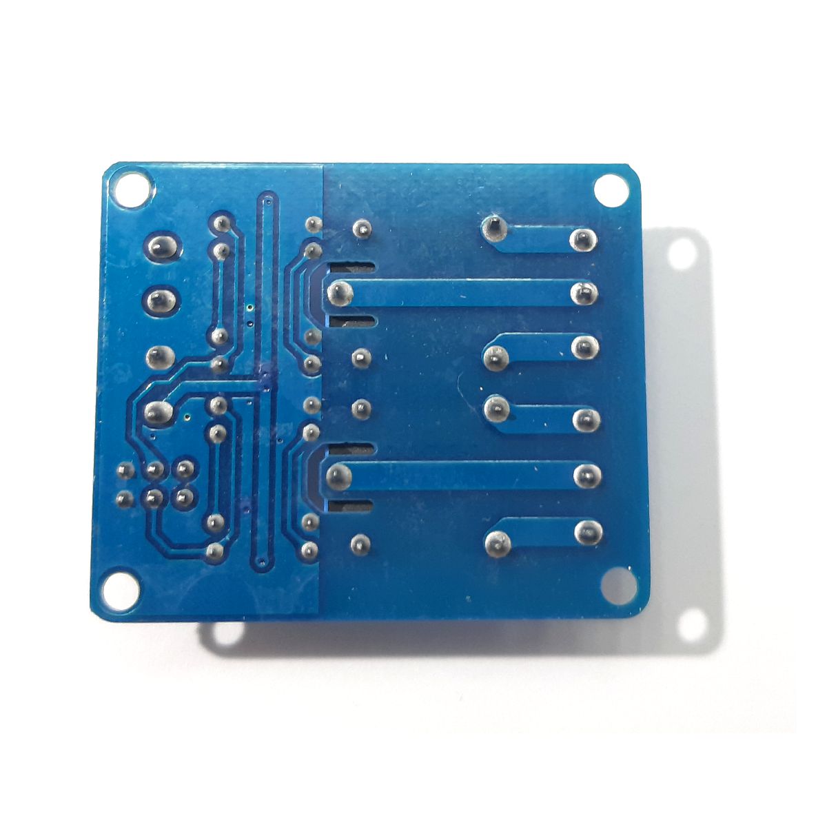 Módulo Relé 2 Canais 3v 10a Com Borne Kre Para Esp32 Makkers