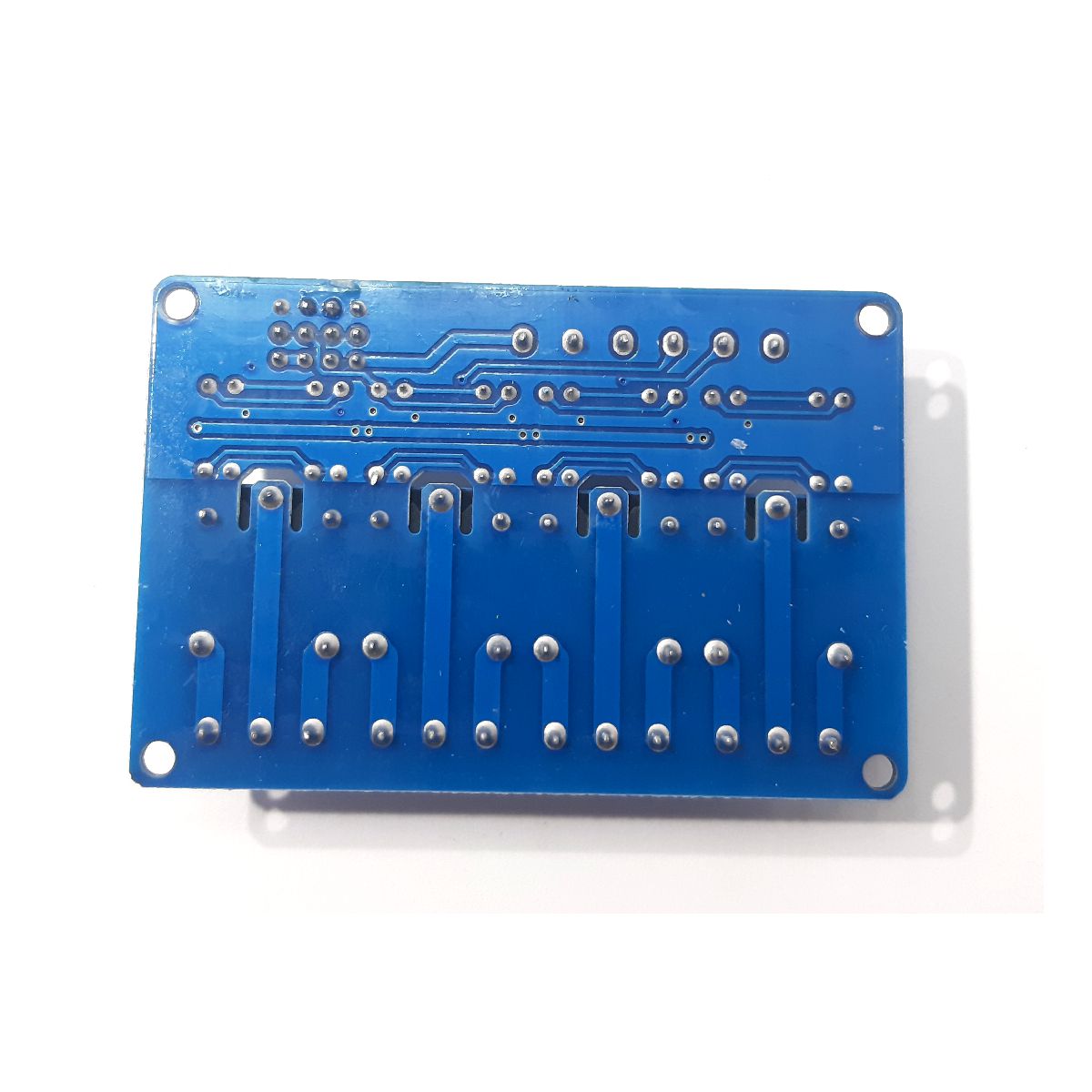 Módulo Relé 4 Canais 3v 10a Com Borne Kre Para Esp32 Makkers