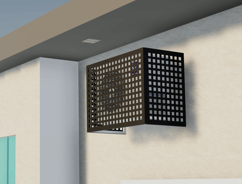 Protetor Ar Condicionado - Grades Ar Condicionado - Split Decor ...