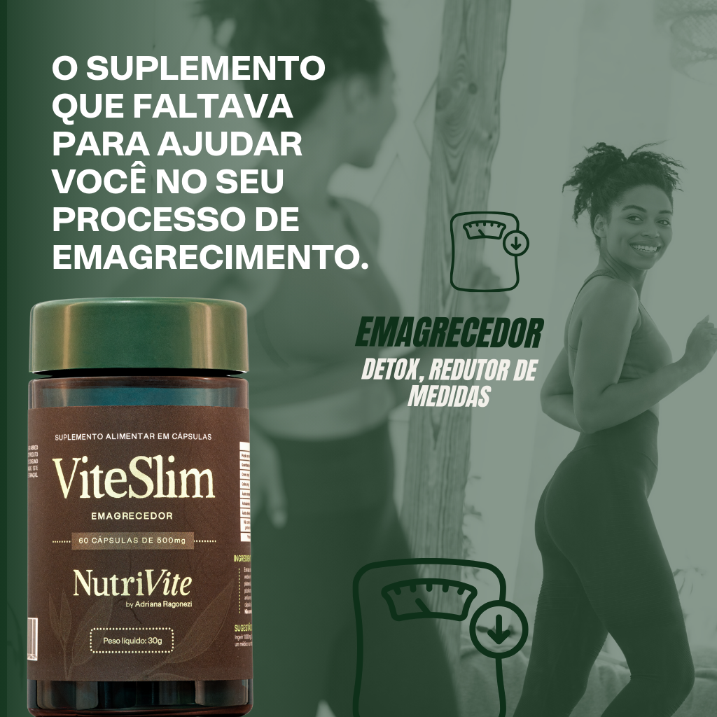 ViteSlim - Emagrecedor - NutriVite - Suplementos Premium para Nutrir Vidas.