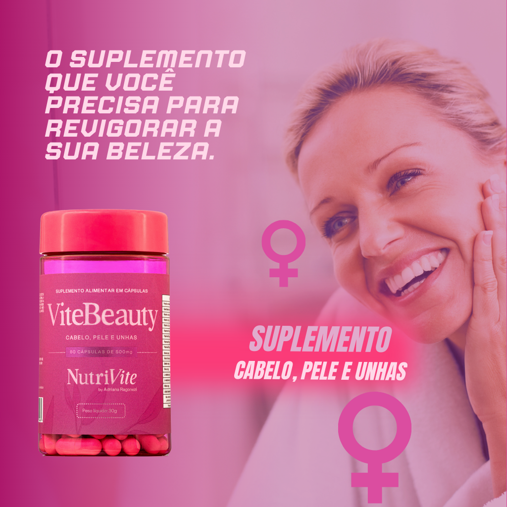 ViteBeauty - Cabelo, pele e unhas - NutriVite - Suplementos Premium ...