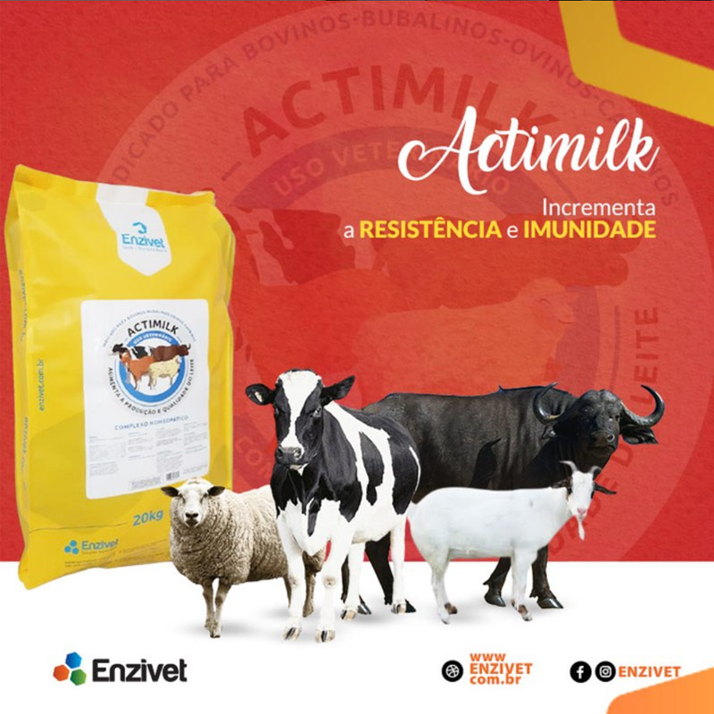 Actimilk - Enzivet - Saúde e bem estar animal