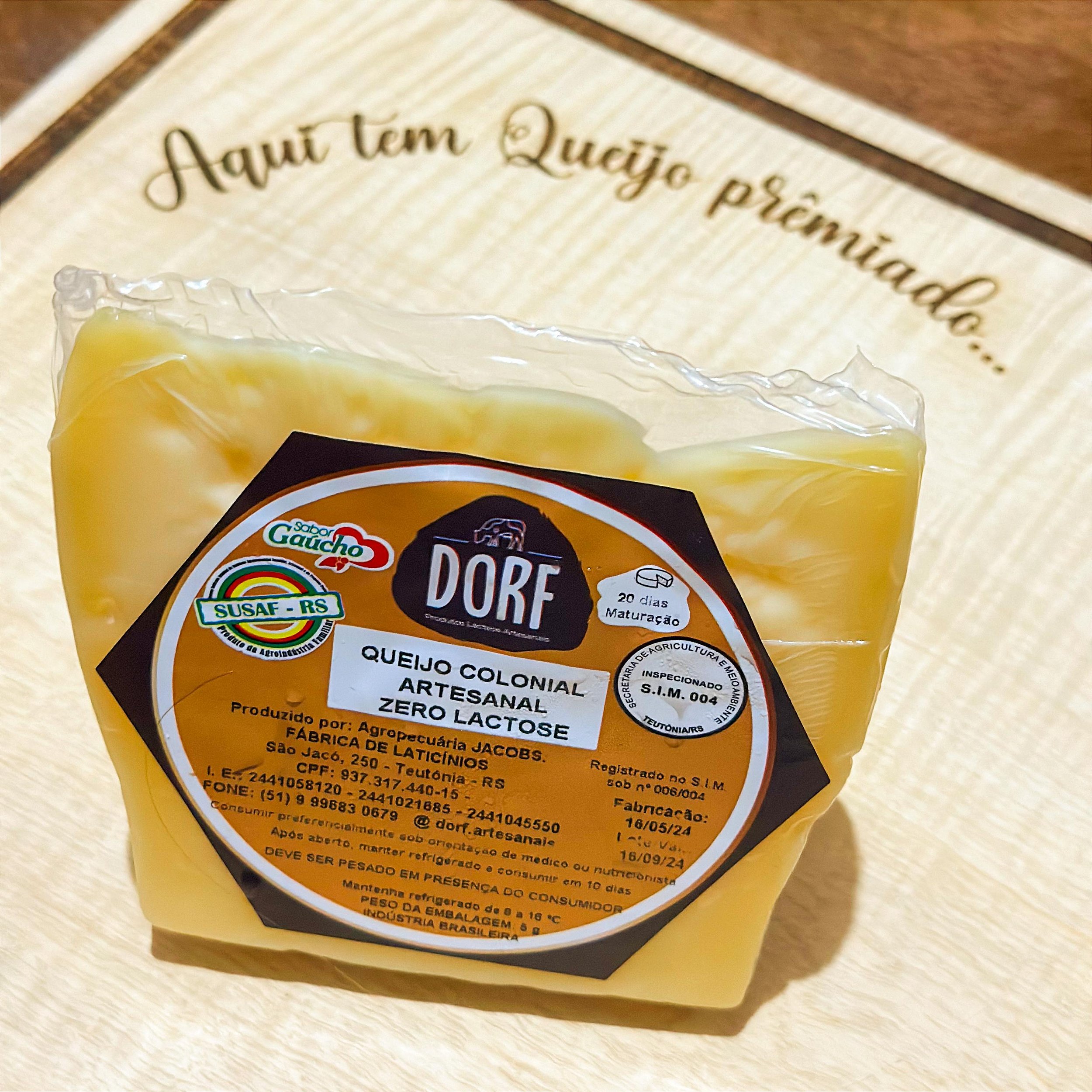 QUEIJO COLONIAL SEM LACTOSE DORF - MEIA LUA - CASA ENCANTO PRODUTOS ...