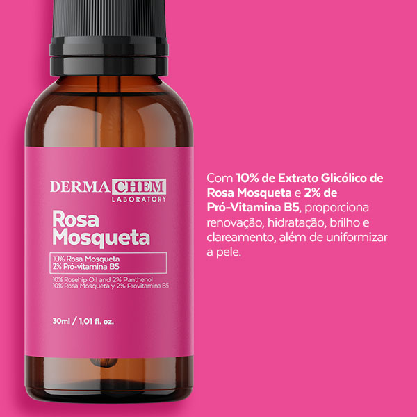 Sérum Rosa Mosqueta 30ml - Dermachem Laboratory