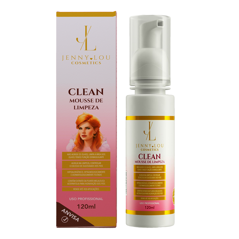 Clean Mousse De Limpeza Jenny Lou Cosmetics - Jenny Lou Cosmetics