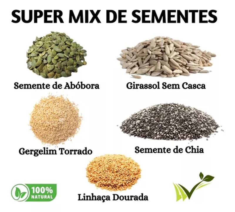 Mix de Grãos e Sementes Vitao - Alimentação Saudável e Prática - Broto ...