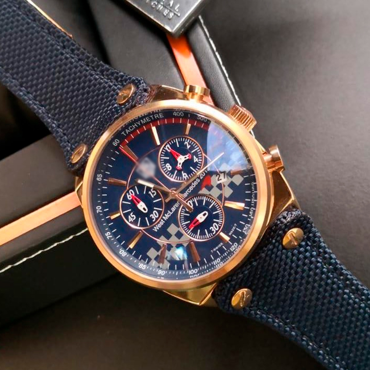 Pulseira para Relógio Compatível com Tag Heuer Nylon Marrom John Walke ...