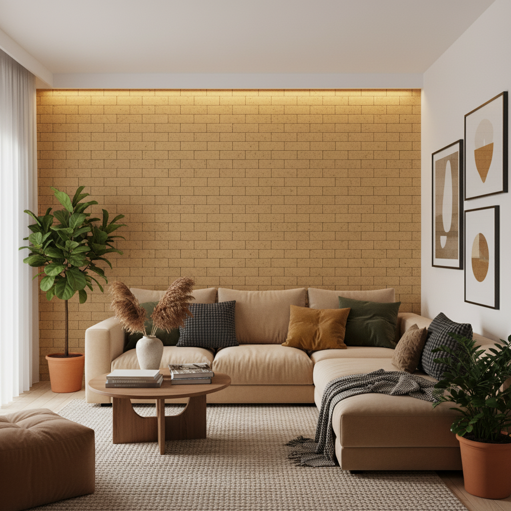 Revestimento Tijolinho de Concreto Estilo Brick - Terracota Mineral ...