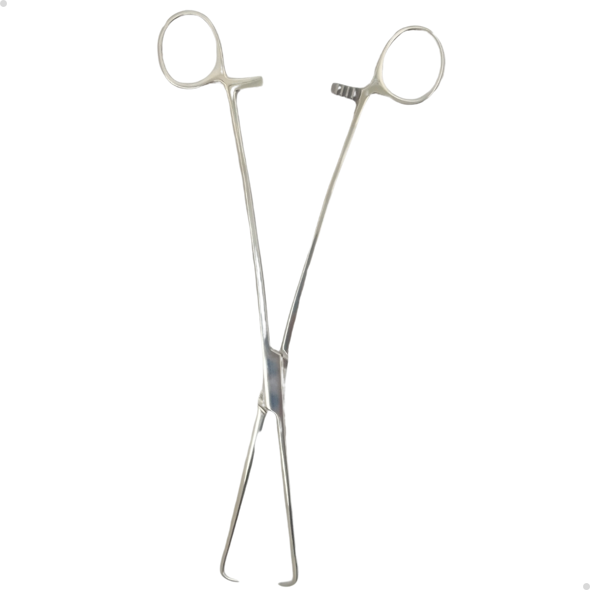 Pinça Pozzi Cirúrgica Em Aço Inox 24cm Para Colo Uterino ABC - RXB ...