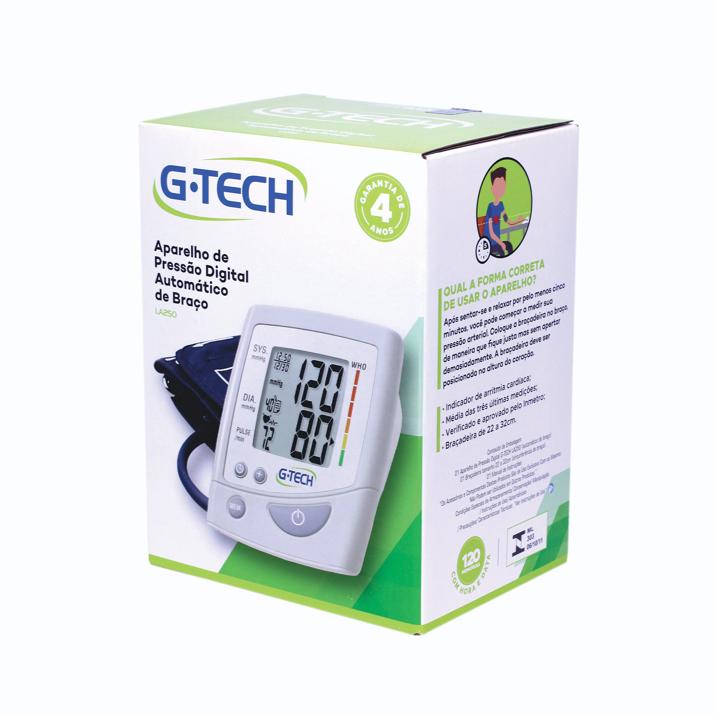 Aparelho de Pressão Digital Automático LA250 - RXB Médica - Produtos ...