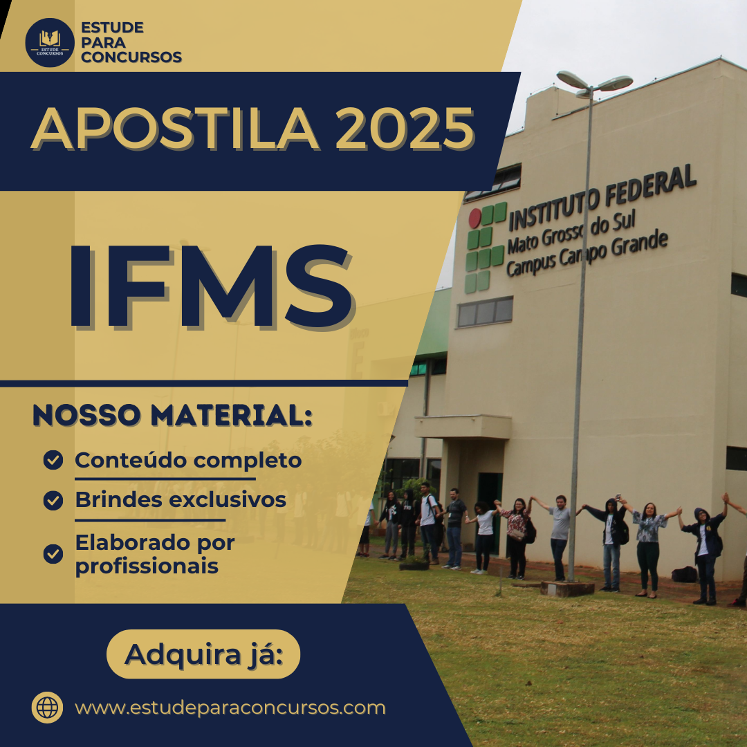 Apostila IFMS 2025 Técnico de Laboratório Informática - Estude para ... Apostila IFMS 2025 Técnico de Laboratório Informática - Estude para ...