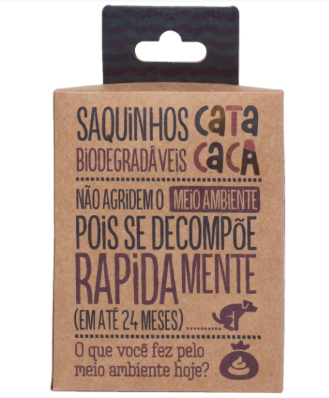 Kit Higiênico Porta Cata Caca Com 4 Rolos de Saquinhos - palazzocondominios