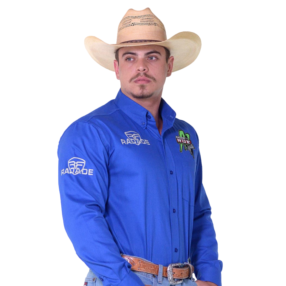 Camisa Rodeio Masculina Texana Manga Comprida Green Bull Radade - Paint ...