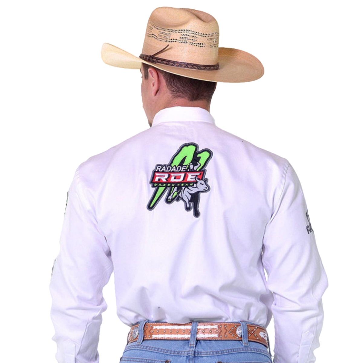 Camisa Rodeio Masculina Texana Manga Comprida Green Bull Radade - Paint ...